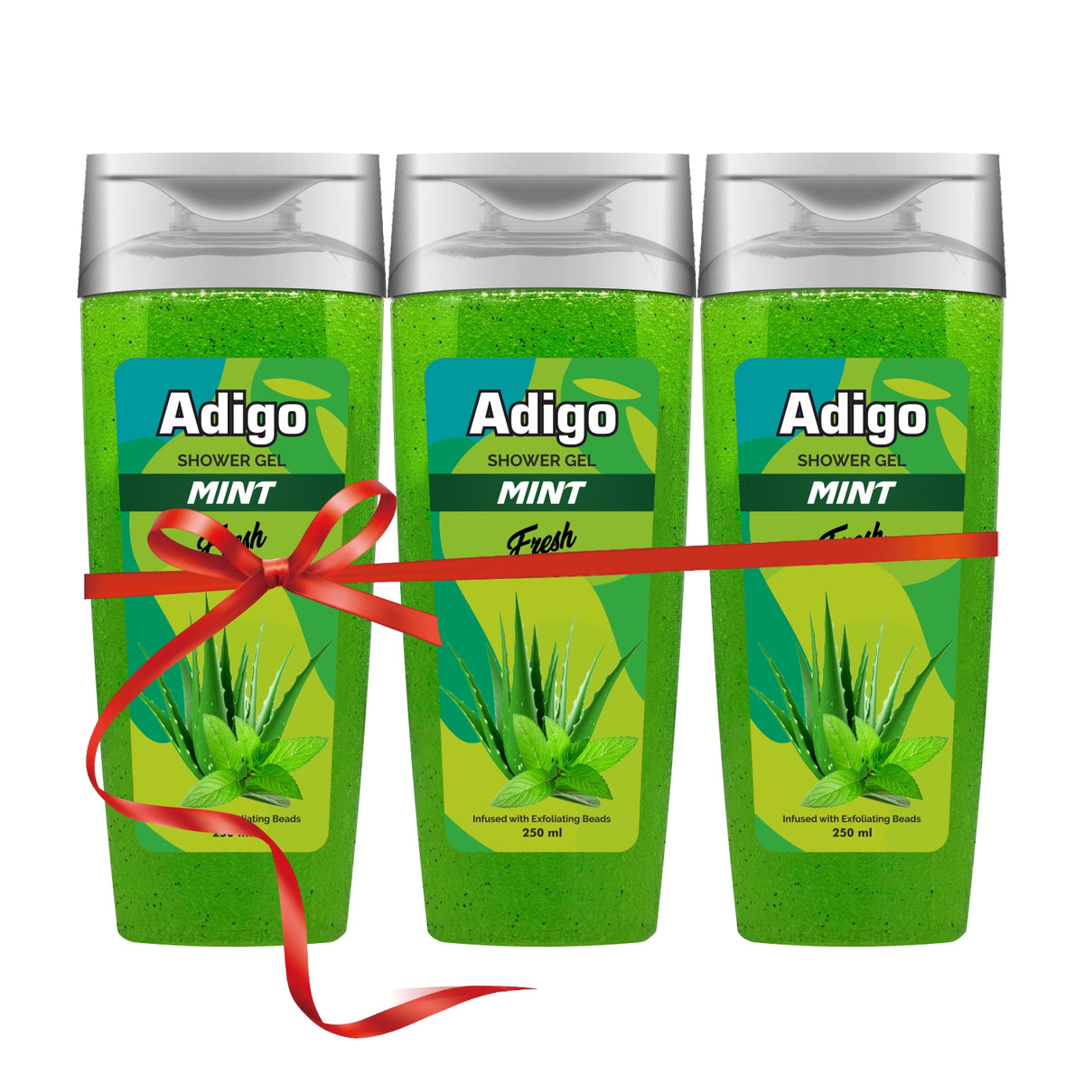 Adigo | Shower gel | Mint | Fresh 250ml (Pack Of 3) – Stanvac Prime
